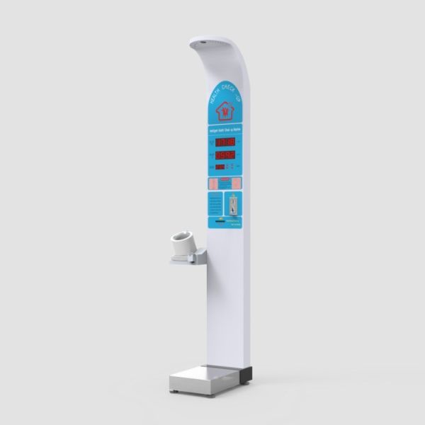 Quality LED Display Folding Weighing Machine for Ultrasonic Coin-Operated Height Weight Scale for sale