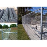 Quality 2.1Mx2.5M Galvanized Chain Link Fence Fabric For Sports Field for sale