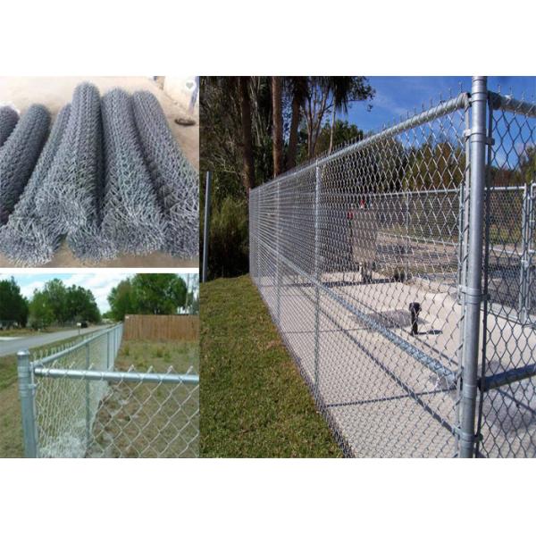Quality 2.1Mx2.5M Galvanized Chain Link Fence Fabric For Sports Field for sale