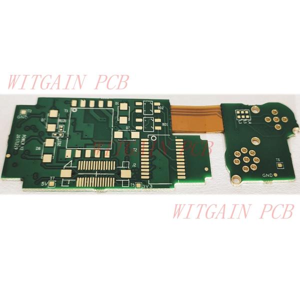 Quality ENIG 4 Layer 1OZ Copper 1.6MM Rigid Flex PCB Board for sale
