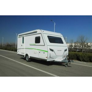 Quality ROHS Camper Caravan Trailer Dry Wet Separation Mobile House Trailer Camping for sale