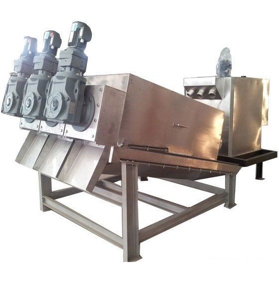 Quality Filteration Volute Screw Press Improve Desilter Sludge Thickener Industrial for sale