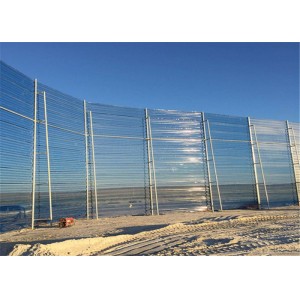 Quality PVC Coated Perforated Wind Dust Fence Panels with Custom Length and Anti-UV for sale
