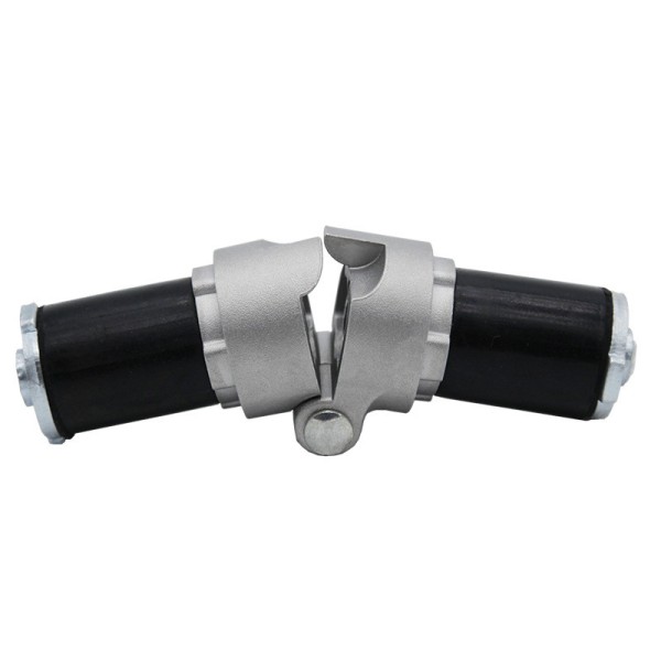 Quality DYE28-07 OD 28mm Lean Pipe Connector Double Tube Movable Joint Hinge Joint For Workbench for sale