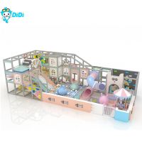 Quality Children'S Naughty Castle Macaron Style Indoor Theme Park High Durability for sale