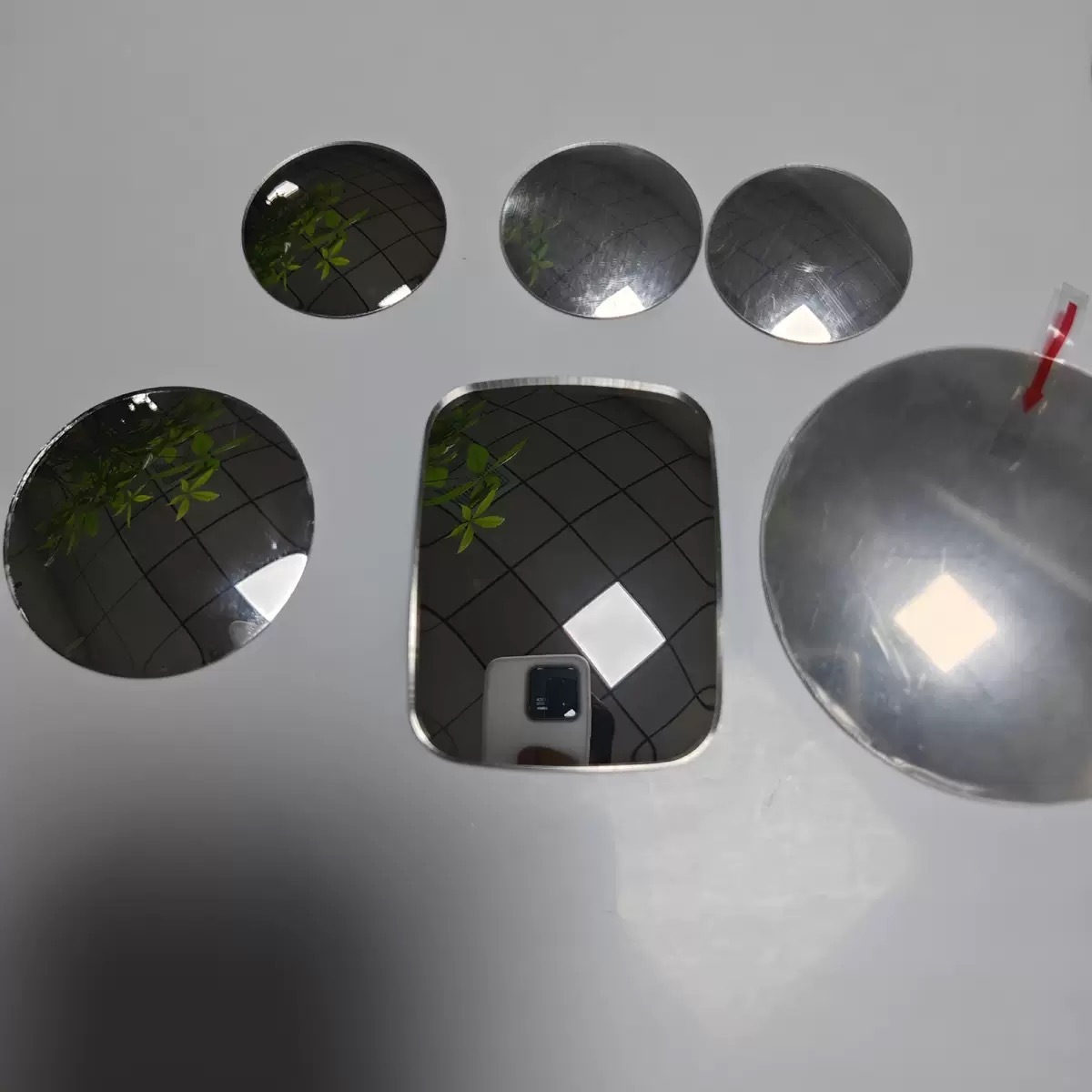 Quality Custom Size Acrylic Convex Mirror Shatterproof PMMA Round Rectangular Wide Angle for sale
