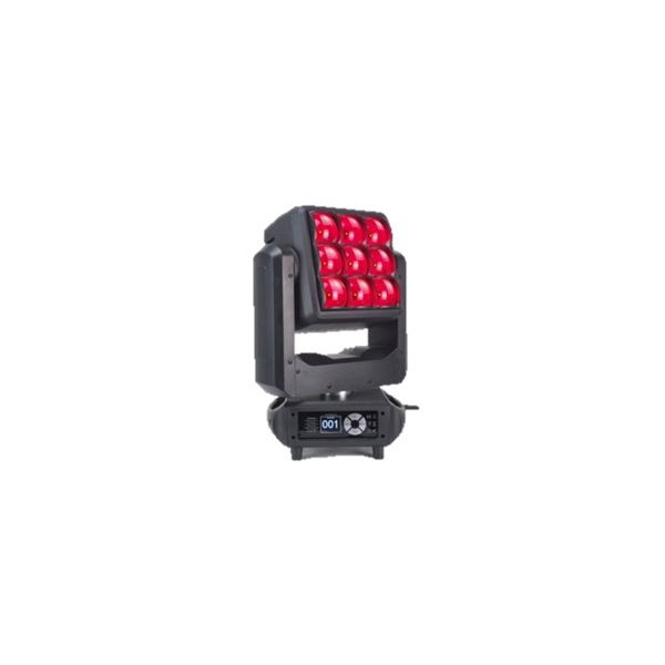 Quality 9X40W LED Stage Moving Head Light with 0-100% Linear Dimming for Smooth Transitions for sale