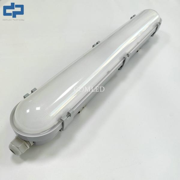 Quality 4FT LED Batten Fixture Indoor IP65 IK08 110lm/w 140lm/w Optional Sensor Dimming for sale