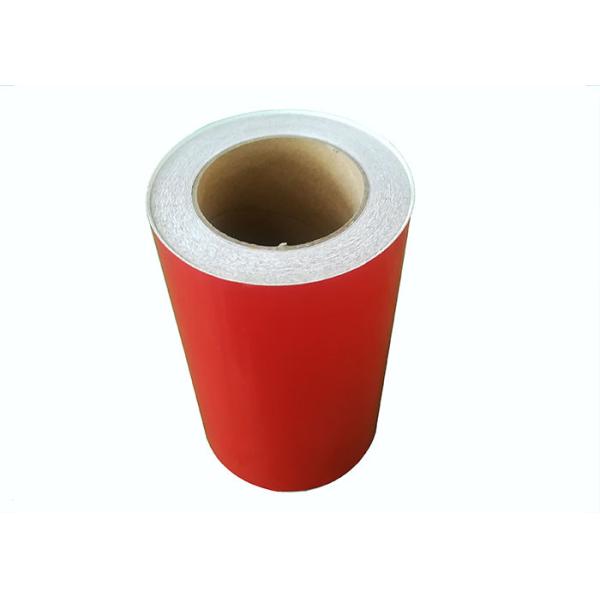 Quality Acrylic Engineer Grade Reflective Sheeting , Blue Red Printable Reflective Vinyl for sale