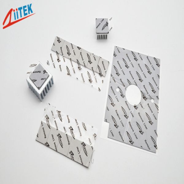 Quality silicone rubber sheet ultra soft Thermal Gap Filler grey 3 W/m-K  For LED controller with 55 Shore 00 hardness for sale