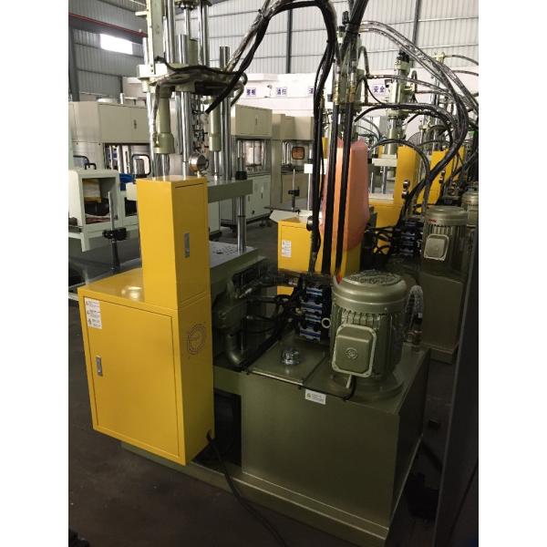 Quality Bimetallic Screw And Barrel Vertical Plastic Injection Molding Machine 45T for sale