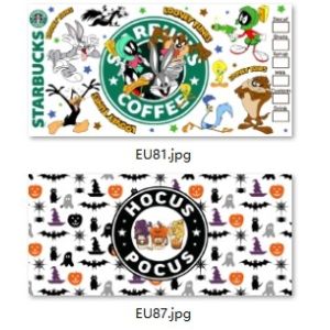 Quality UV Ink AB Film DTF Cup Wraps Sticker UV DTF Waterproof for sale