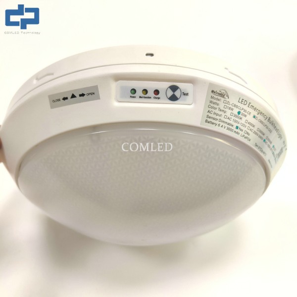 Quality Emergency Robust LED Ceiling Lights IP65 garage Oyster light Fixture for sale