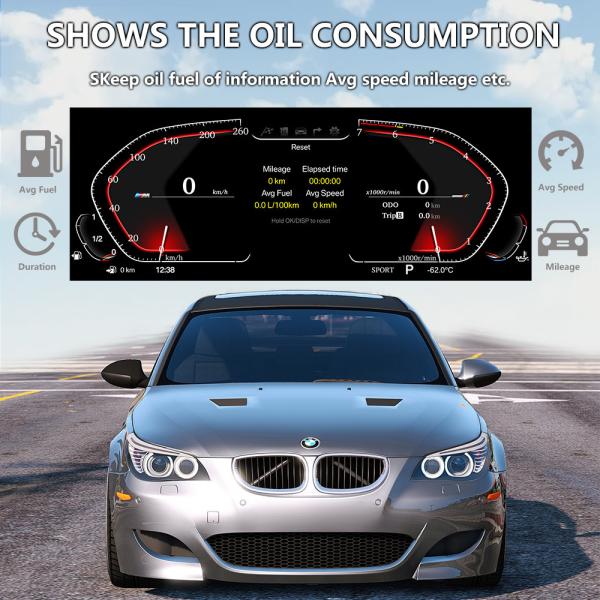 Quality Viknav For BMW 5Series E60 E61 E63 E64 (2004-2009) 12.3 inch Digital Dashboard for sale