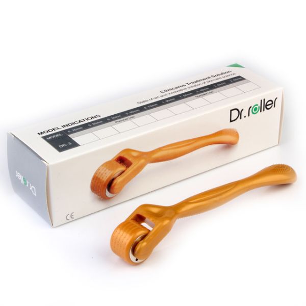 Quality Customize Derma Roller for Skin Rejuvenation 120 Needles Micro Needle Therapy Face Roller for sale