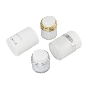 Quality 15g Airless Cosmetic Jar Acrylic Skincare/ Haircare Container For Cream Gel for sale