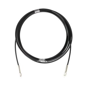 Quality Multimode 4.8mm LSZH Black Stainless Steel armored Patch Cable with FC PC for sale