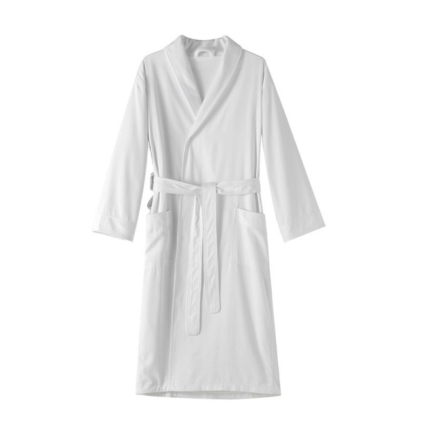 Quality Thermal Cotton Terry Bathrobe Machine Washable Custom For Spring for sale