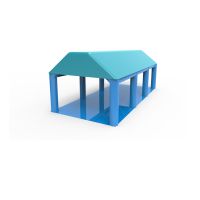 Quality Blue Outdoor Inflatable Tents Portable Air Structure Customized for sale