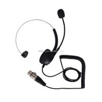 Quality Professional Intercom Headset Professional Interphone NE-11 Earphones and Headphones with XLR-4F or XLR-5M Conne for sale
