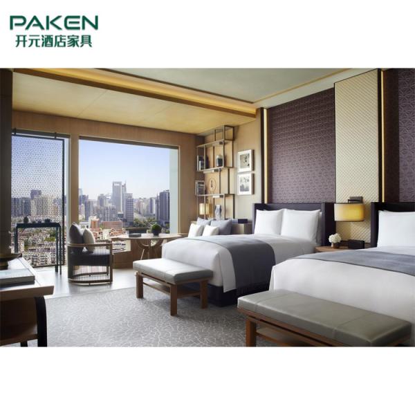 Quality Hotel High Glossy Finish Queen Size Bedroom Suites for sale