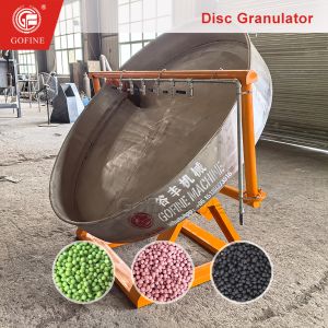 Quality Disc Organic Fertilizer Production Machine 4kw Power 2000kg/H Capacity for sale