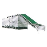 Quality Viscose Staple Fiber Conveyor Belt Dryer Steam Heating Low Temperature for sale