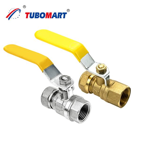 Quality ISO 17484-1 & AS 417.8 NPT Or BSP Threads Brass Forged Ball Valve For Gas And Water for sale