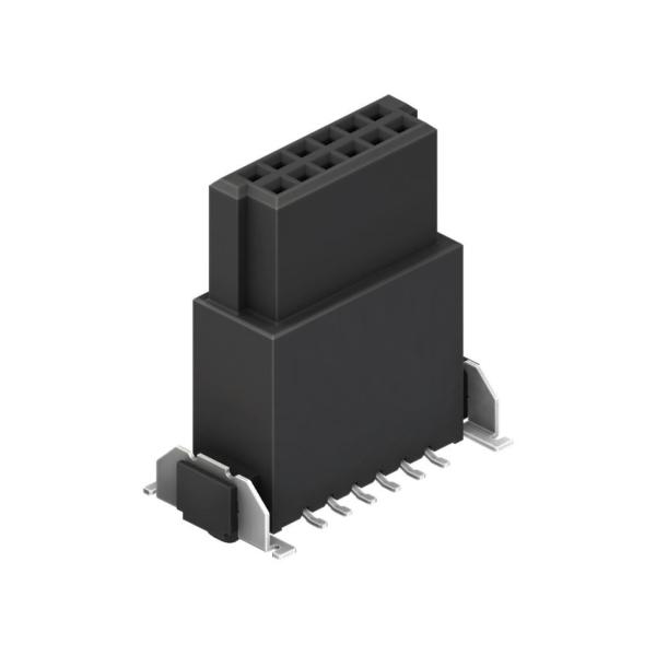Quality 13.65mm Floating High Speed Board to Board Connector 1.27mm SMT Vertical 180° for sale