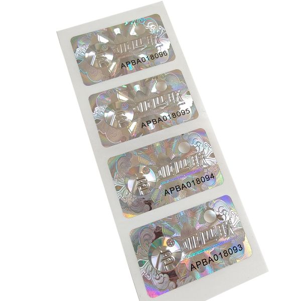 Quality Custom logo Durable QR Code Anti-Anti-ounterfeiting Security Labels Stickers for for sale