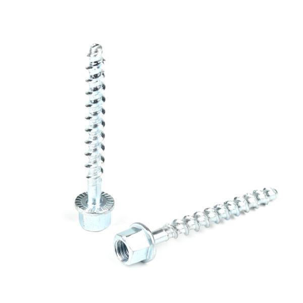 Quality Flange Hexagonal Thread Rod Cement Screw Anchor with Flat Head and T/T Payment for sale