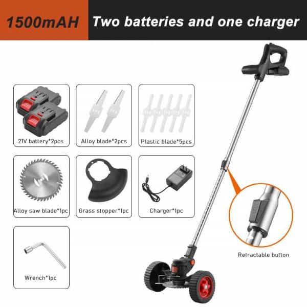 Quality 3 In 1 Electric String Trimmer , Adjustable Battery Powered Weed Eater With for sale