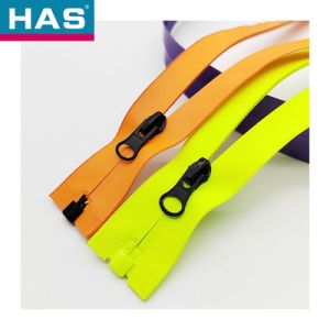 Quality Auto Lock #7 Waterproof Zipper Orange / Yellow Waterproof Zipper for sale