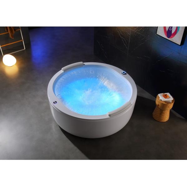 Quality Round Spa Massage Bathtub With Circle Waterfall Dia.1600mm for sale