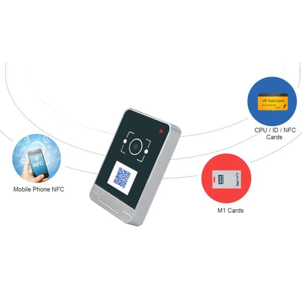 Quality TCP/HTTP IC ID QR Code Reader Access Control Reader 4G With Screen For Turnstile for sale