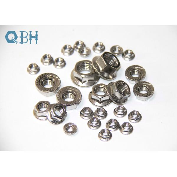 Quality JIS B1190 ISO4161 Carbon Steel ZP Hexagon Nuts With Flange for sale