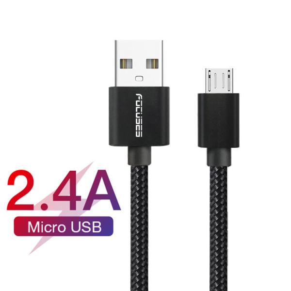 Quality Durable 2m Micro USB Data Transfer Cable Quick Charging for sale