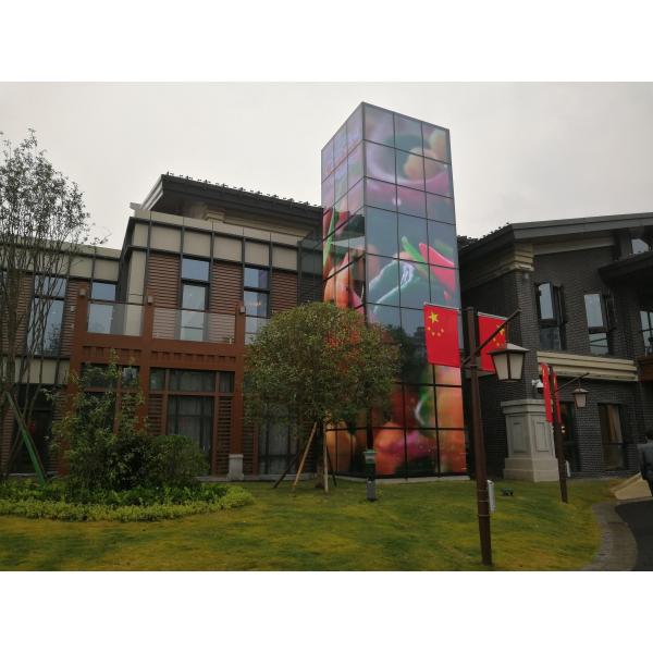 Quality Waterproof Indoor P20 Mesh Transparent Led Panel Screen For Advertising for sale