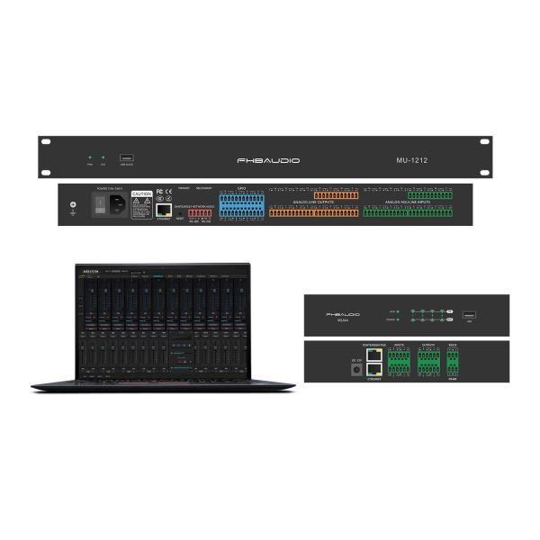 Quality USB Sound Card ASIO DSP Audio Processor Digital Sound 8in 8out Ausio Matrix for sale