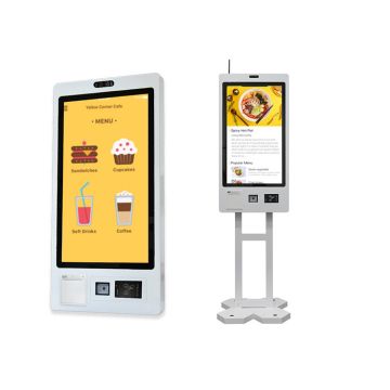 Quality 32 Touch Screen Fast Food Self Service Ordering Kiosk Self Checkout Kiosk With for sale
