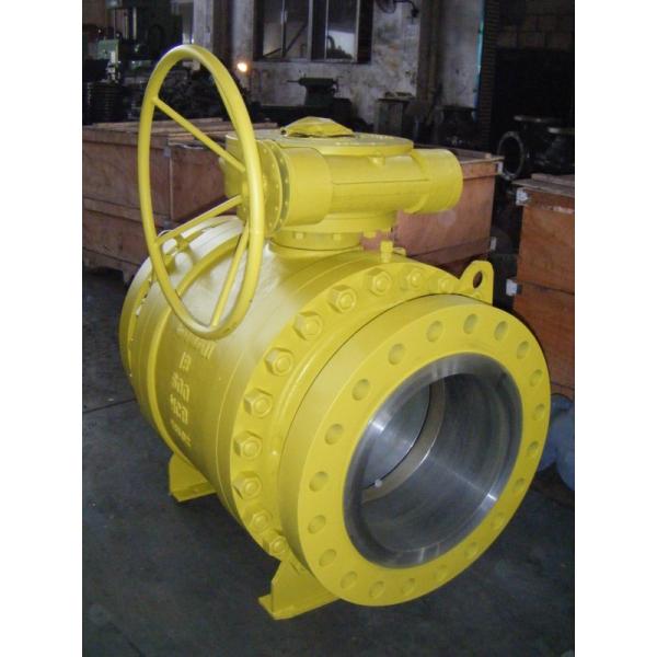 Quality 600LB Three Piece Side Entry Trunnion Type Ball Valve for sale