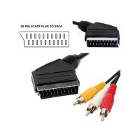 China 20 Pin Scart to 3RCA Plug Cable factory