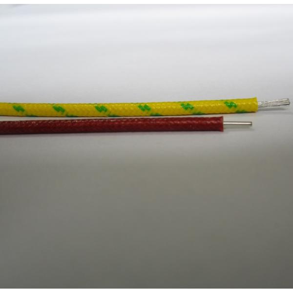 Quality UL3122 26AWG Fiberglass Silicone Rubber Wire Tinner Copper for sale