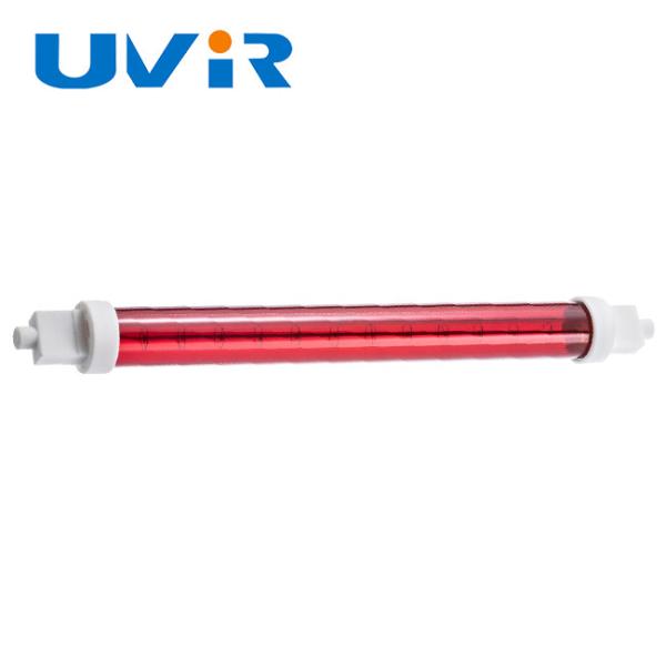 Quality Ruby Quartz Infrared Heating Lamp 1500mm R7ST Base for sale