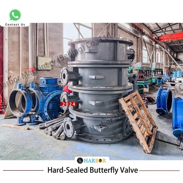 Quality Water Medium DN40-DN700 Manual Turbine Cast Steel Soft-Seal Butterfly Valve for sale