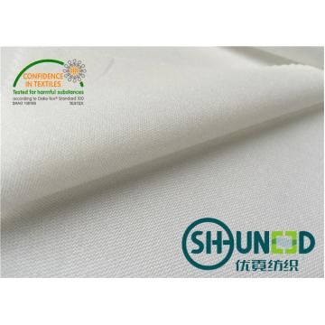 100% Polyester woven interfacing Shringkage Resistant For Shirts
