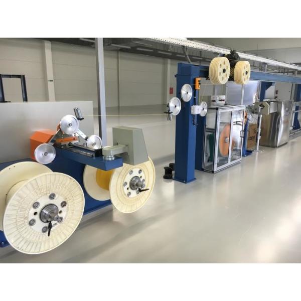 Quality Simplex And Duplex Fiber Optic Cable Production Line 150m/Min Speed Energy for sale