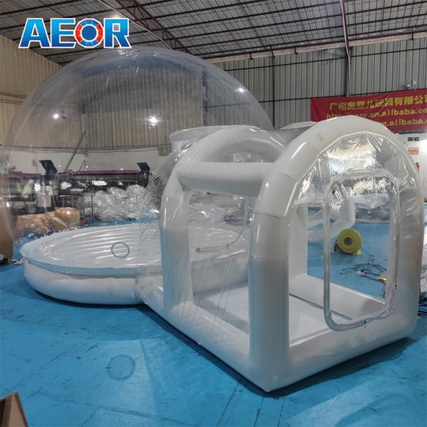 Quality transparent inflatable bounce bubble house fun dome bubble house with balloon for sale
