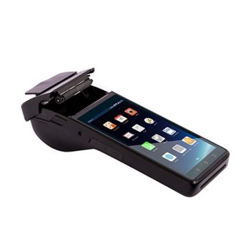 Quality Portable 5200mAh 1.25Ghz Android Handheld POS Machine Capacitive Multi Touch for sale