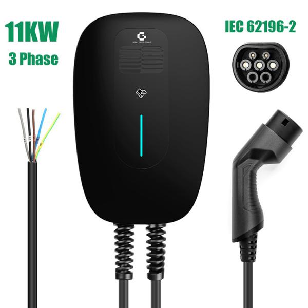 Quality Custom Type 2 11kw Car Charger Single Phase OCPP Level 2 EV Charger for sale